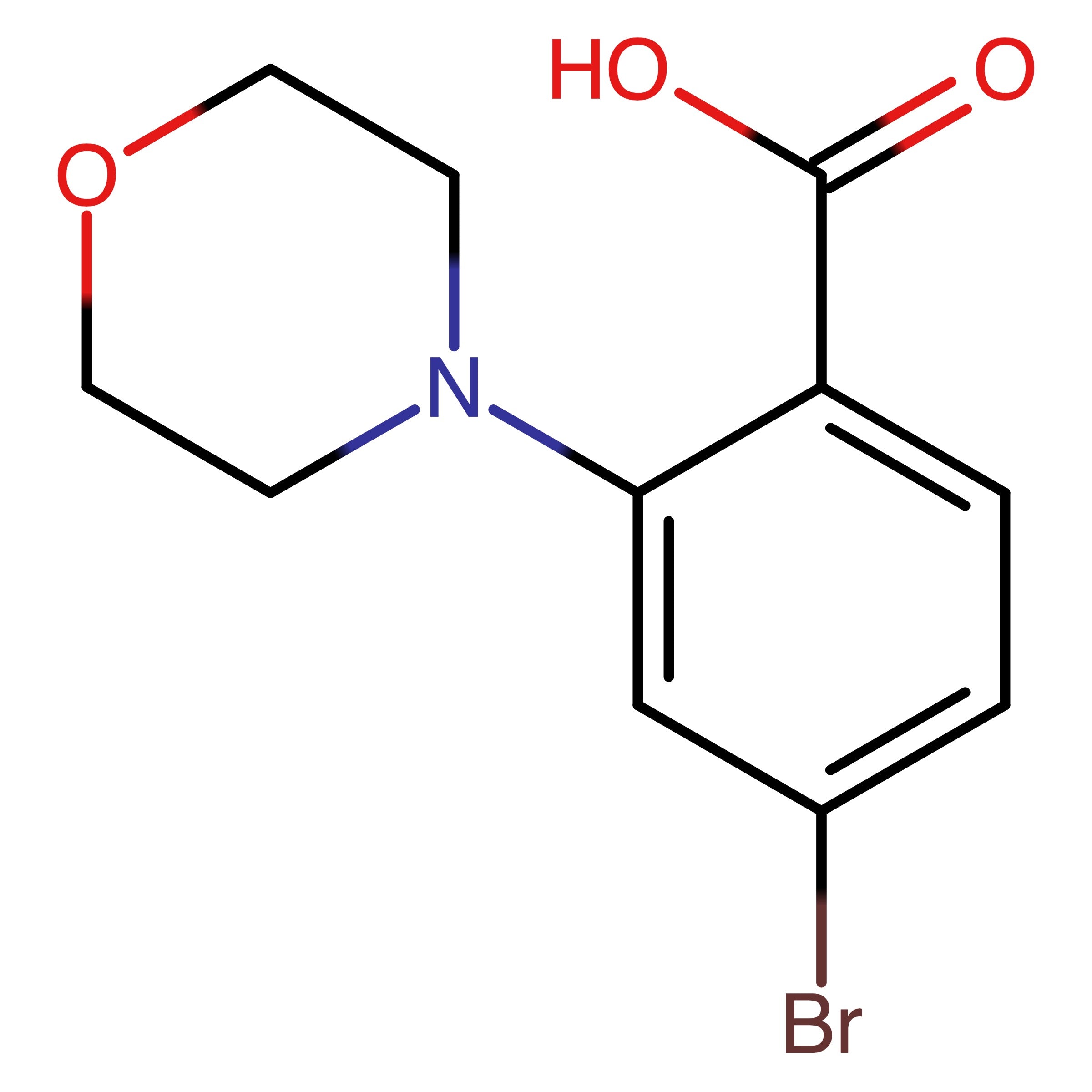 CAS 1099687-03-2 | 4-Bromo-2-morpholinobenzoic acid | MFCD11651818